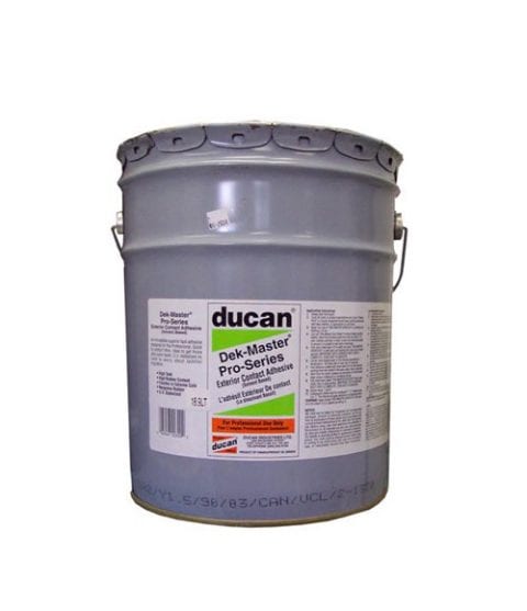 DEK-MASTER® Pro-Series Exterior Contact Adhesive – 5 GAL | Ducan